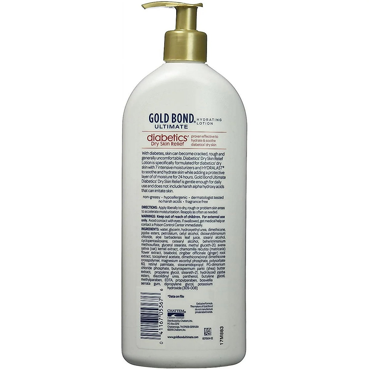 Gold Bond Ultimate Hydrating Lotion, Diabetics Dry Skin Relief 18 oz