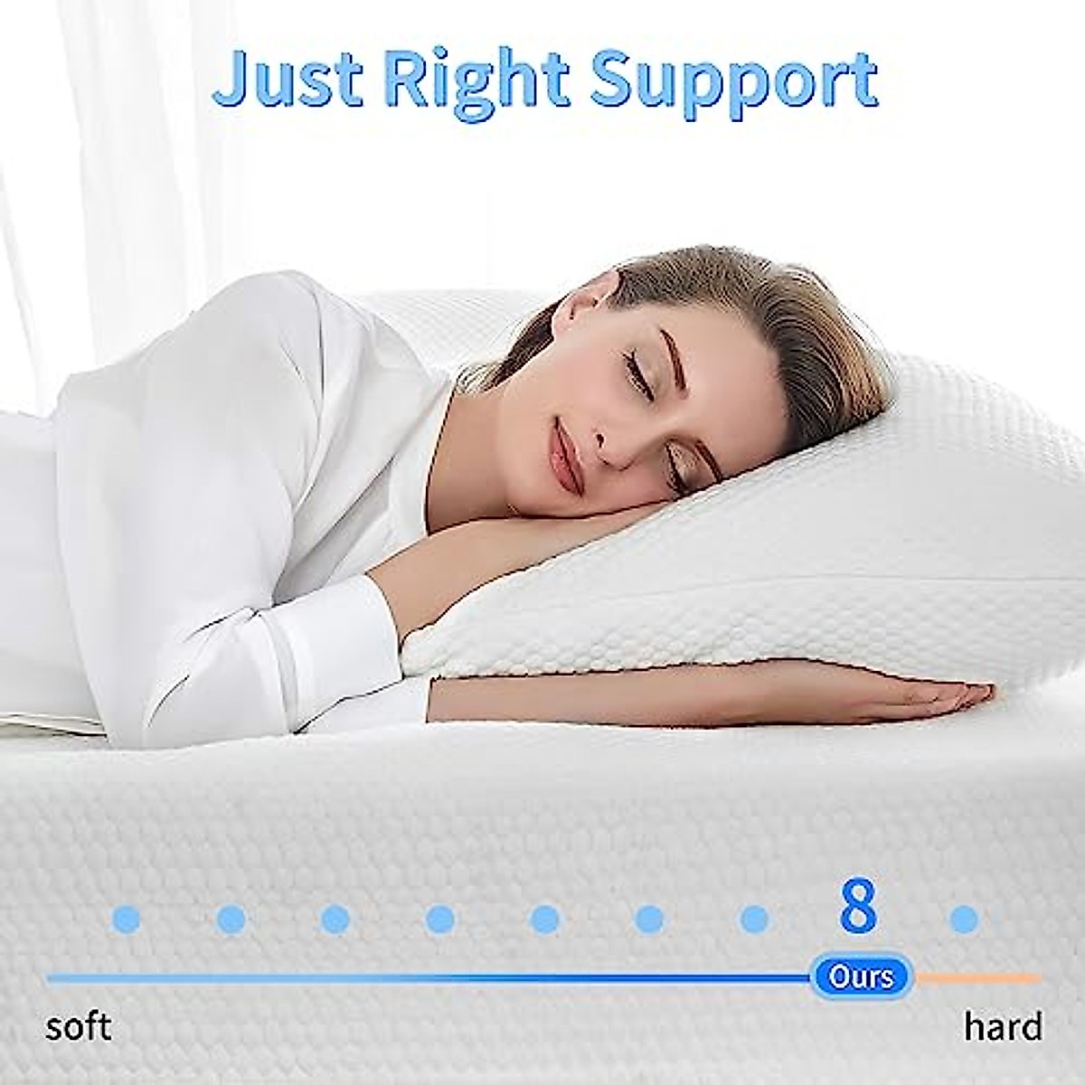 Hem Dgpsy 10lbs Shredded Gel Memory Foam Filling for Bean Bag Chair, Real Memory Foam Stuffing for Cooling Pillow, Couch, Pouf Beanbag Chair, Dog Bed, Cushion, Art Crafts