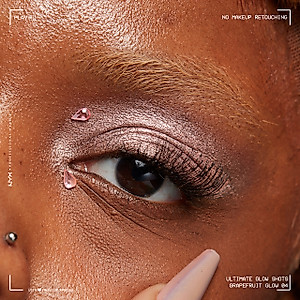 NYX PROFESSIONAL MAKEUP Ultimate Glow Shots, Liquid Eyeshadow, Long-Lasting Shimmer Eye Shadow with Vitamin C - Grapefruit Glow