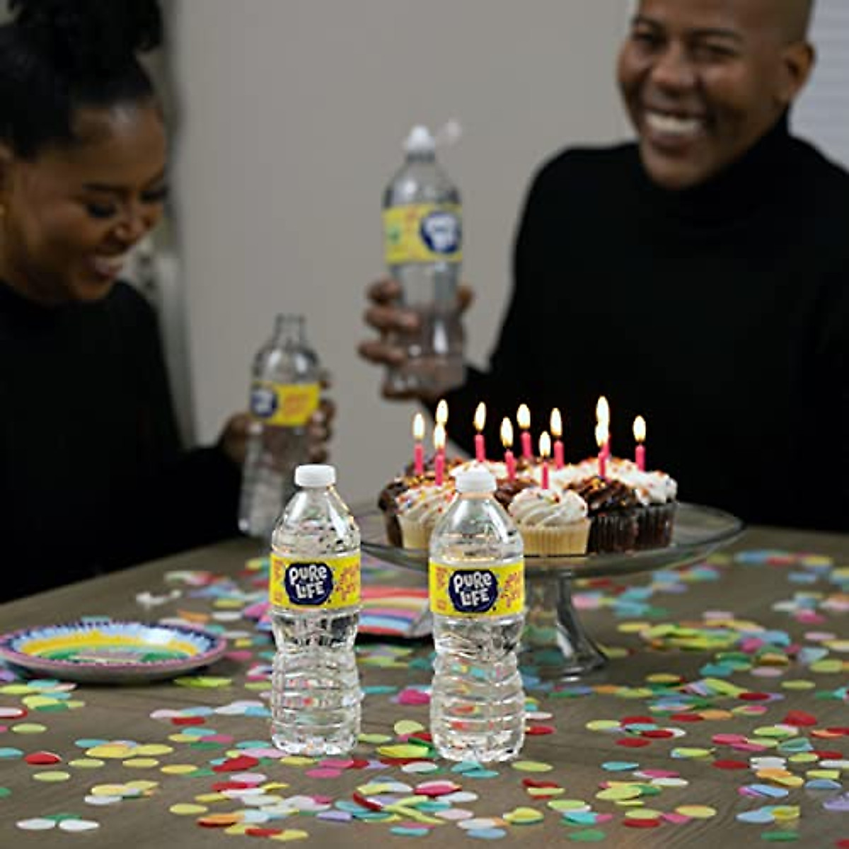 Pure Life, Purified Water, Plastic Bottled Water, Pallet of 78 Cases, Clear, 16.9 Fl Oz (Pack of 78)