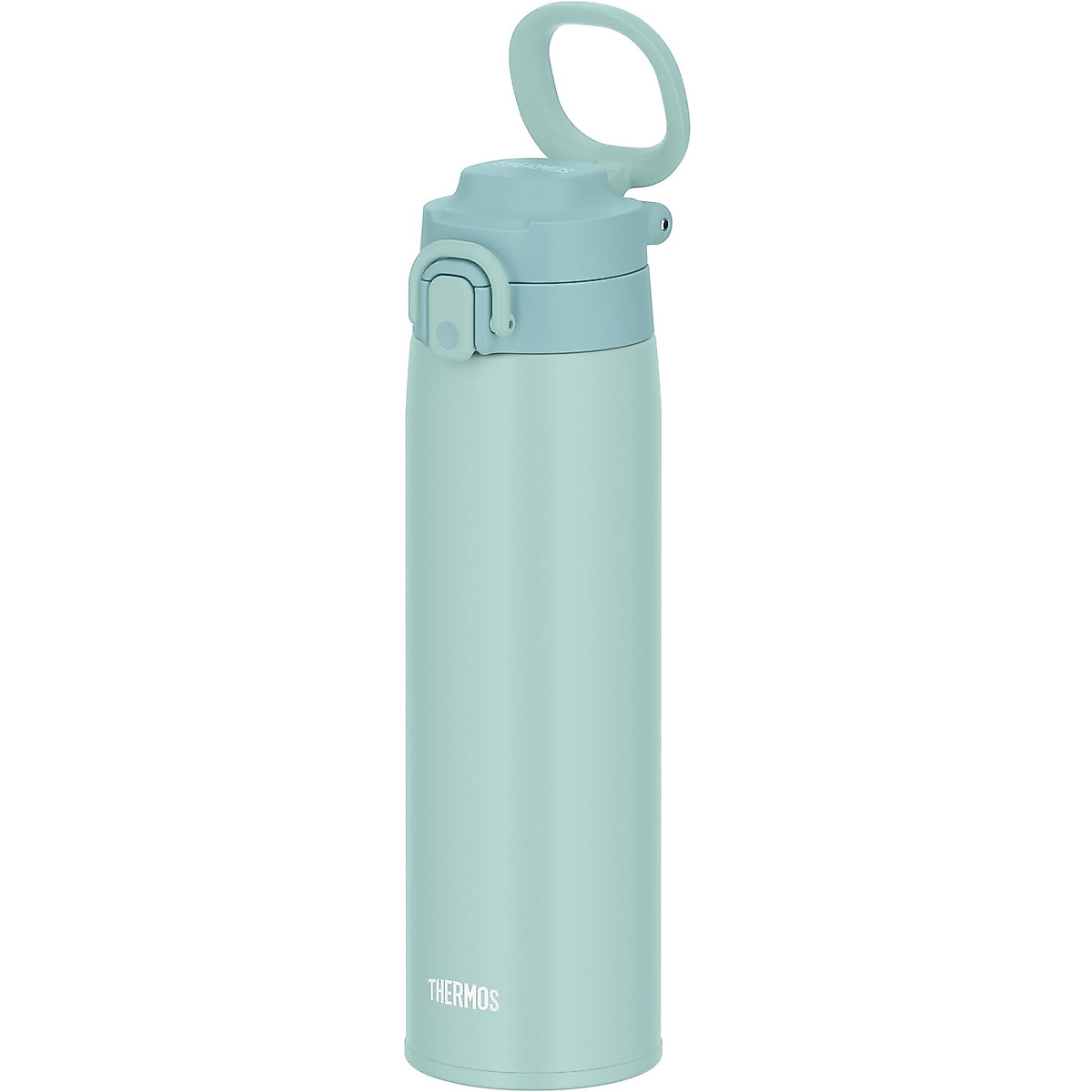 Thermos JOS-750 MBL Vacuum Insulated Mobile Mug with Carry Loop, 25.4 fl oz (750 ml), Mint Blue