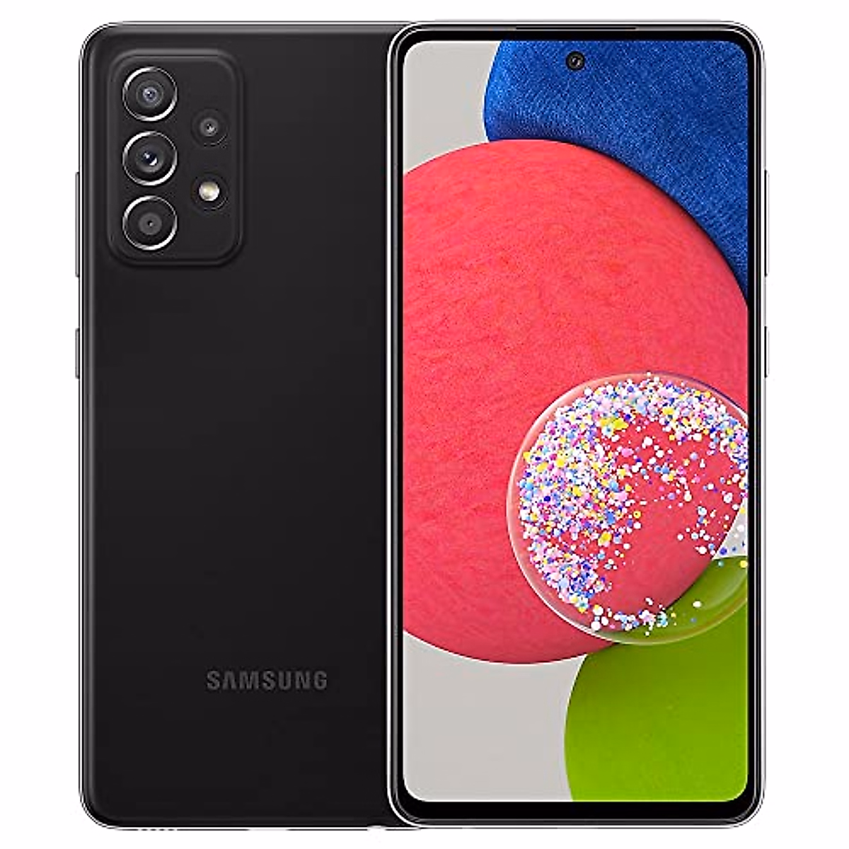 Samsung Galaxy A52 (5G) 128GB A526U (T-Mobile/Sprint Unlocked) 6.5" Display Quad Camera Smartphone - Black (Renewed)