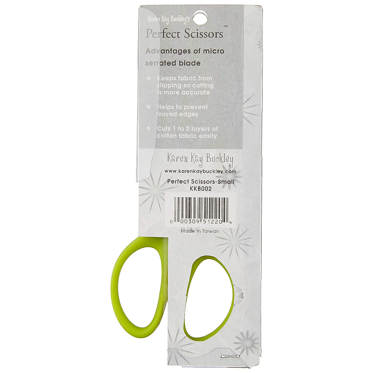 Karen Kay Buckley 4-Inch Perfect Scissors (51220) , Green