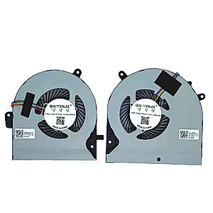 QUETTERLEE Replacement New Laptop CPU + GPU Cooling Fan for Asus ROG Strix GL502V S5VM FX60V ZX60VM FX502VM FX60VM Series EF75070S1-C530-S9A EF75070S1-C481-S9A 13N1-0SP0101 13N1-0SP0201 DC5V Fan