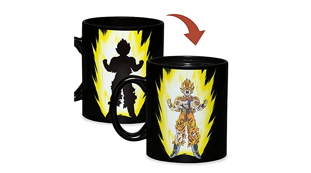 Super Saiyan Goku Mug - 16oz Heat Reactive Ceramic Coffee Cup