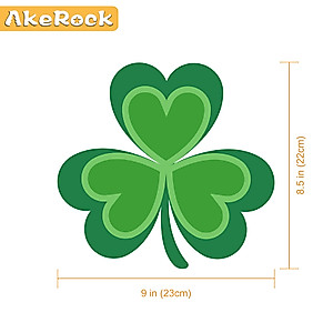 St Patricks Day Window Clings, Shamrock Stickers for St Patricks Day Decorations, 109 PCS Reusable Static Spring Window Clings Decor