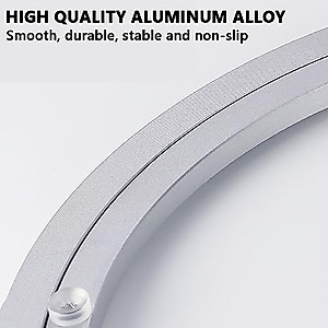 MegLob Lazy Susan Turnable Bearing, Lazy Susan Hardware, 360° Smooth Swivel Base, Kaleidoscope Trade Show Bearing, Round Plate Tray Base, Table Turntable Base, Showcase Swivel Base,⌀20cm