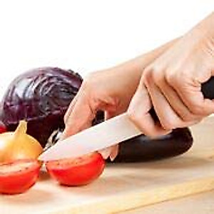 Miracle Blade IV World Class Professional Series White Ceramic 7-piece Knife Set with Protective Blade Covers