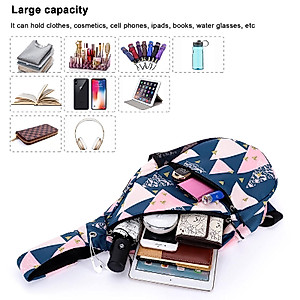 Kamo Sling Backpack Sling Bag Crossbody Daypack Casual Backpack Chest Bag for Women Men