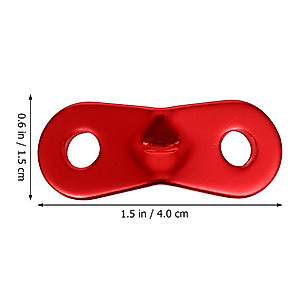 BESPORTBLE 40 Pcs Double Eye Wind Rope Buckle Reliable Rope Buckles Camping Rope Buckles Tent Rope Fastener Camping Supplies Camping Buckles Wind Rope Fixed Buckles Camping Accessory