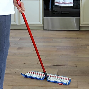 O-Cedar Hardwood Floor 'N More Microfiber Flip (4-Pack) Mop Refill, 4 Count (Pack of 1)