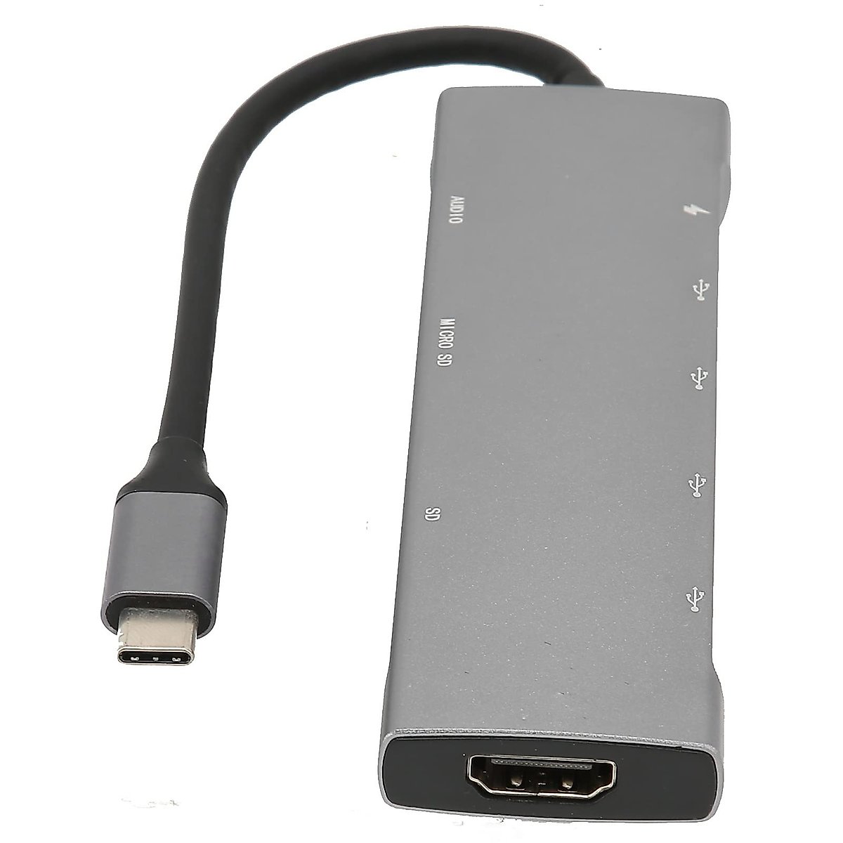 USB Charging Hub, Powerful Docking Station 5Gbps Data Transmission Read TF Card Plug and Play for Laptop for Projector for Computer