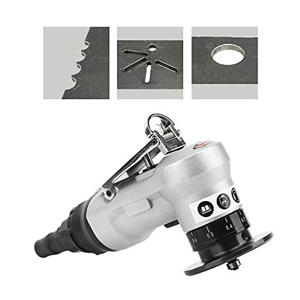45° Arc Burr Trimming Machine Pneumatic Chamfering Deburring Tool Hand-held Edge Deburring Trimmer Air Beveling Tool Small Handheld Grinder with US Type Interface