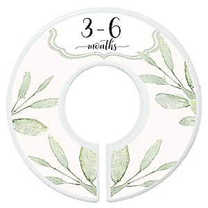 Mumsy Goose Baby Girl Clothes Dividers Nursery Closet Dividers Closet Organizers Botanical