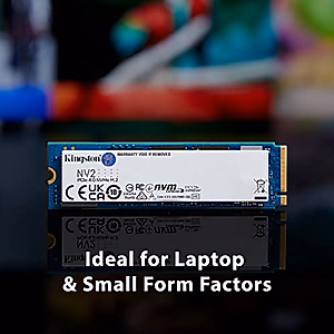 Kingston NV2 500G M.2 2280 NVMe Internal SSD | PCIe 4.0 Gen 4x4 | Up to 3500 MB/s | SNV2S/500G