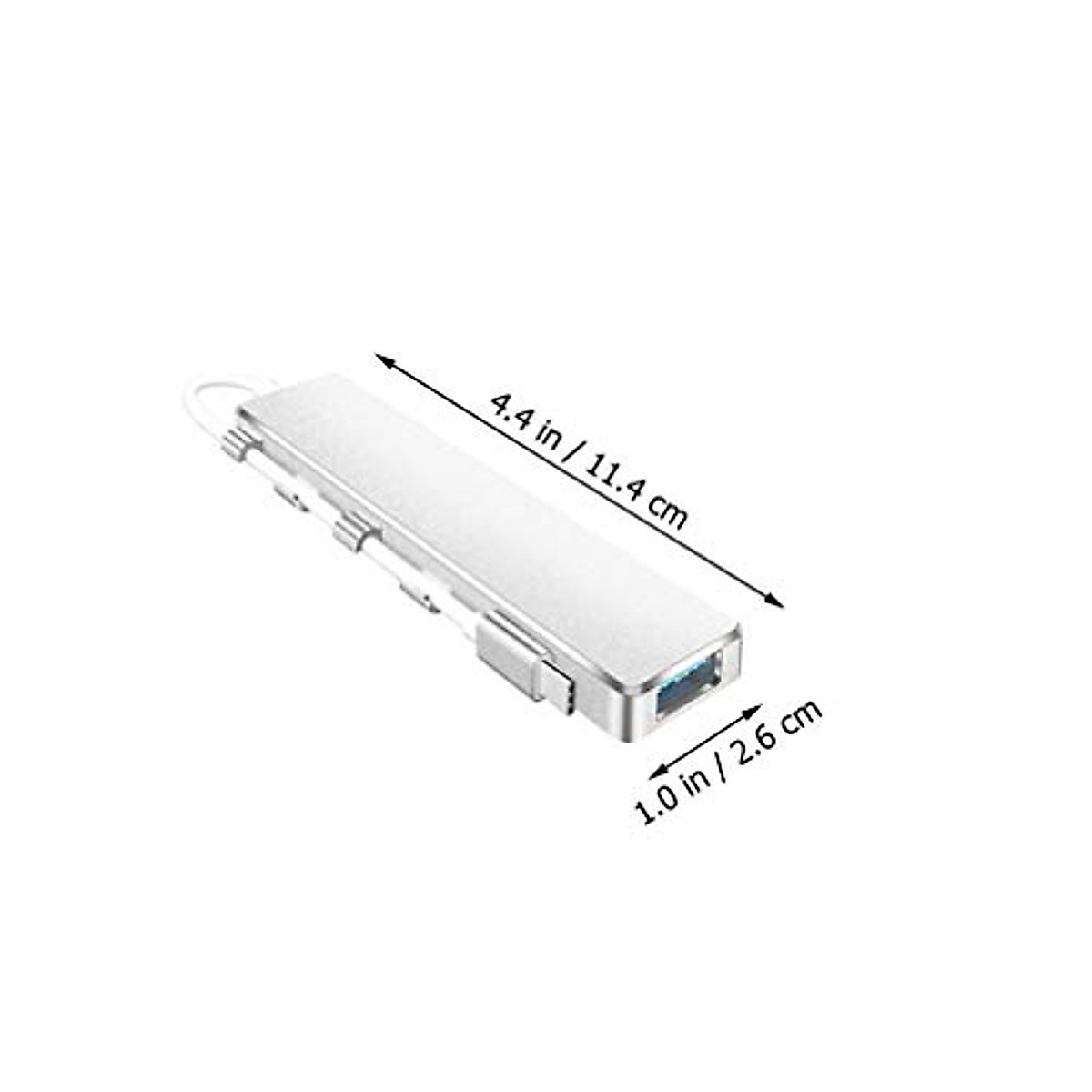 1pc 4 hub USB splitter for laptop flash drive data cable USB cables Reader computers laptops charger splitter adapter Docking computer data cable portable video Stainless steel