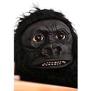 HouseHaunters "Get Me Outta This Cage" Gorilla and Cage Costume Kit, Black/Bamboo, One Size