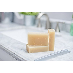 Shampoo Bar (3.5 Oz) - With Jojoba Oil and Tea Tree Oil for Healthy Hair Growth and Scalp - Reduces Hair Loss - Phthalate, Paraben, Sulfate, and Gluten Free - Vegan