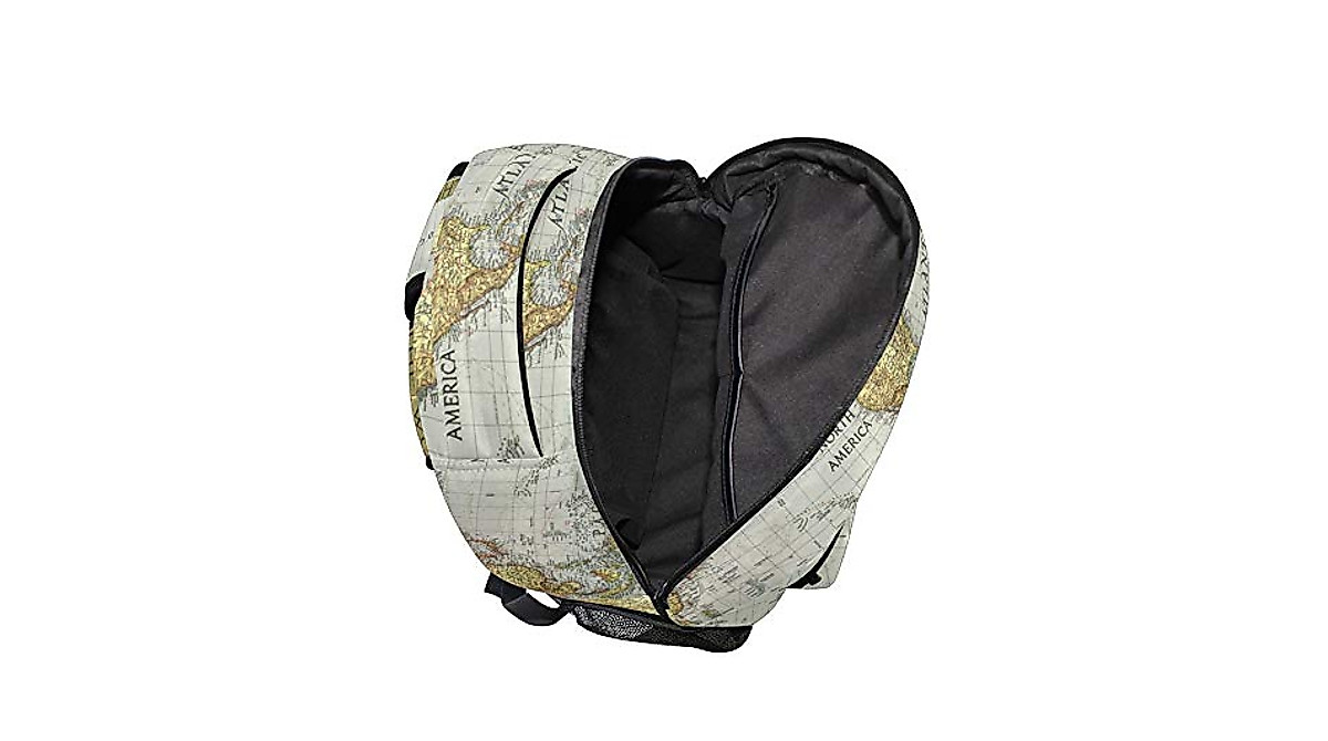 Nander Travel World Map Backpack for School & Travel | Stylish & Durable
