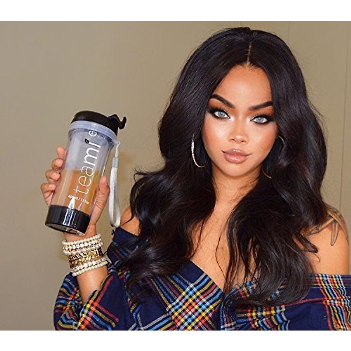 Teami Tea Tumbler Infuser Bottle - Black, 20 Ounce - BPA FREE - Double Walled Mug, Hot or Cold - Our Best Infusion Bottles for Infused Fruit, Smoothies, Tea, even Coffee