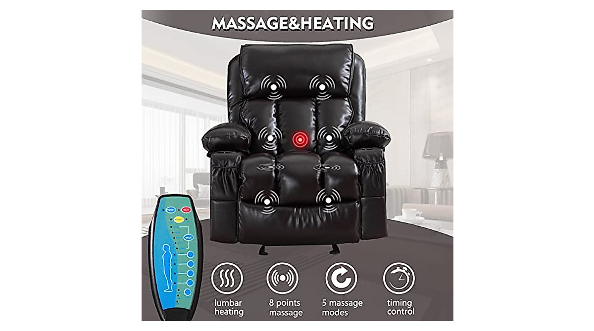Gericco Electric Recliner: Comfort & Massage Functions