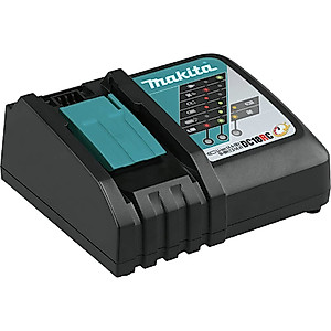 Makita XMT04ZB-BL1840BDC1 18V LXT StarlockMax Brushless Lithium-Ion Cordless Sub Compact Multi-Tool with Battery and Charger Starter Pack Bundle (4 Ah)