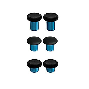 E-MODS GAMING 12 in 1 - Metal Mod 6 Swap Thumbsticks Joysticks, 4 Paddles & 2 Dpads with Open Tool for Xbox One Elite Controller -Model 1698(Blue)