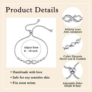 ASKRAIN Mom Birthday Gifts for Mom Mothers Valentines Day Gifts for Mom from Daughter Unique Gifts Idea Bracelet Stocking Stuffers, B