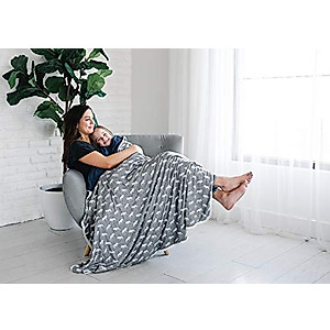 Jumbo Premium Knit 3 Layer Stretchy Throw Blanket"Scout" by Copper Pearl