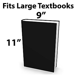 Book Sox Stretchable Book Cover H2O Fits Most Hardcover Textbooks up to 9x11 Adhesive-Free Nylon Fabric School Book Protector. Easy to Put On Washable & Reusable Jacket