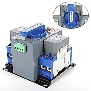 110V 2P 63A Dual Power Automatic Transfer Switch Dual Power Generator Changeover Switch 50HZ/60HZ