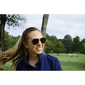 Tifosi Optics Shwae Aviator Sunglasses (Midnight Gold, Brown)