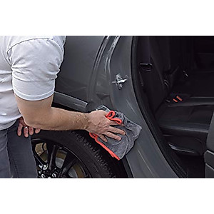 Redline Finish - The Finisher Ultimate Microfiber Detail Drying Towel - 15x15 inches, Dry Small Spaces, Dry Wheels, Dry Jambs