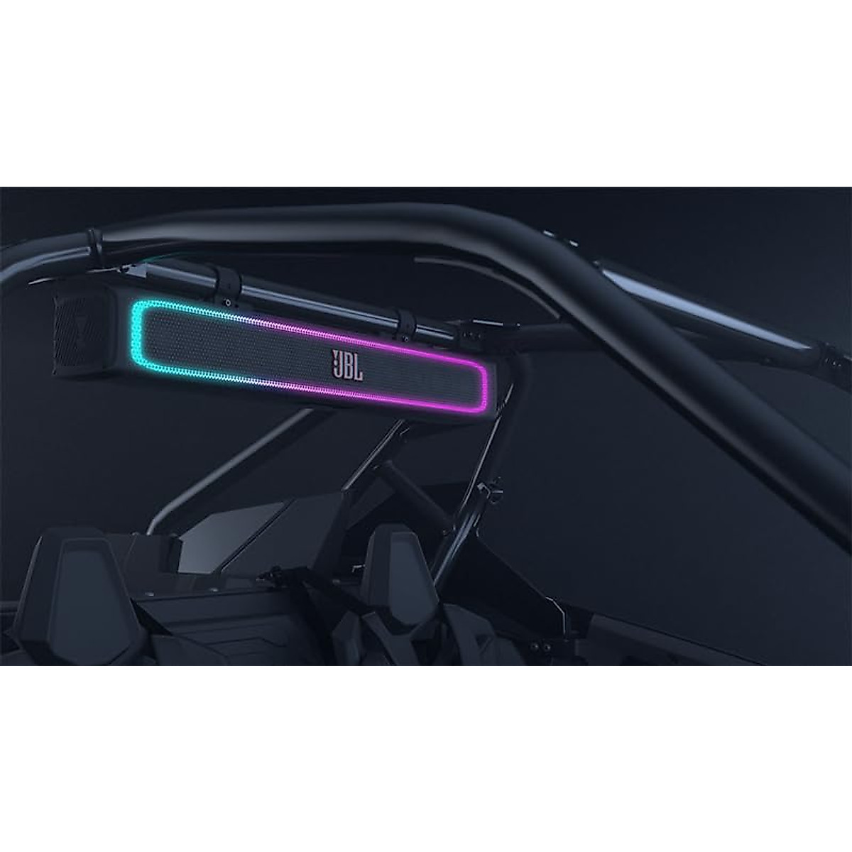 JBL RallyBar S - 21" Bluetooth Universal Outdoor Vehicle Soundbar with Built-in 150w RMS Amplifier, IP66 Water & Dust Resistant, Black