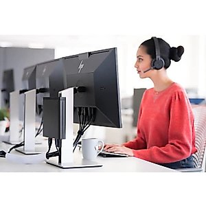 HP EliteDesk 800 G6 Mini Desktop Computer - 10th Gen Intel Core i7-10700T 8-Core up to 4.5 GHz CPU, 8GB RAM, 512GB NVMe SSD + 1TB HDD, Intel UHD Graphics 630, Wi-Fi 6 + Bluetooth 5.1, Windows 10 Pro