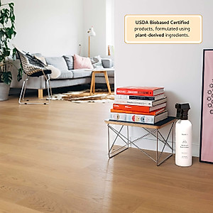 Begley's Natural Hardwood Floor Cleaner - 64oz Wooden Floor Cleaner Refill - Wood Floor Cleaner - Hardwood Cleaner - Pet Safe Floor Cleaner for Mopping - Citrus Scent Pet Friendly Floor Cleaner