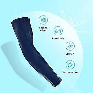 Mile High Life | Arm Sleeves for Men & Women | Tattoo Cover Up | UV Sun Protection |Cooling Sports Sleeve for Golf Running Football