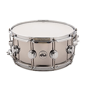 Drum Workshop DW Collector's Series Stainless Steel Snare Drum with Chrome Hardware 14x6.5" DRVL6514SPC