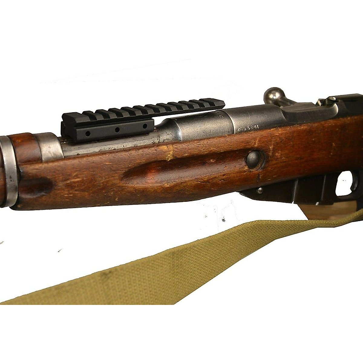 Gotical Low Profile Mosin Nagant 91/30 Scope Mount Weaver Picatinny Rail Mid Length (Pack of 2 - Scope Ring with Rail)