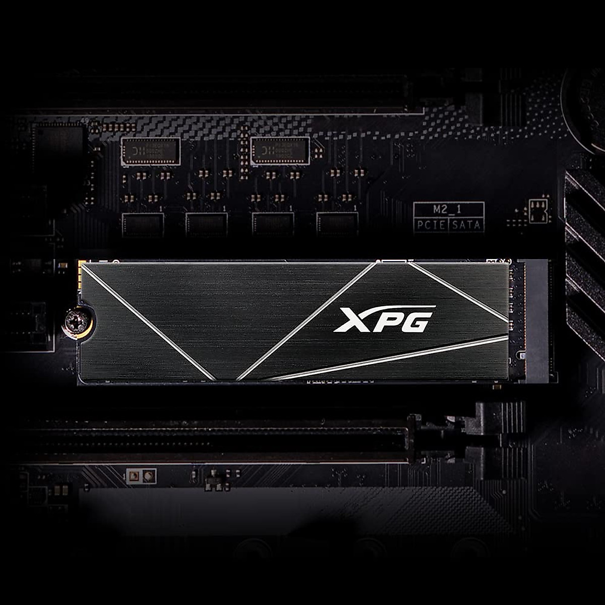 XPG 2TB GAMMIX S70 Blade PCIe Gen4 M.2 2280 Internal Gaming SSD Lancer DDR5 RGB 5200MHz 32GB (2x16GB) Desktop Memory Bundle (AGAMMIXS70B-2T-CS AX5U5200C3816G-DCLARBK)