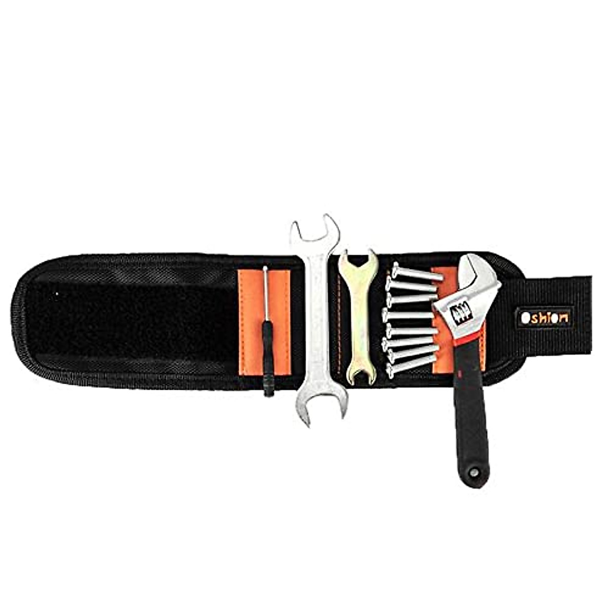 HKETFG Magnetic Wristband - Men & Women's Tool Bracelet with 10 Strong Magnets to Hold Screws, Nails and Drilling Bits - Gift Ideas for Dad, Husband, Handyman or Handy Woman﻿