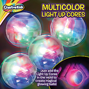 Creative Kids 2 in 1 Arts & Crafts Kit Set for Kids – Make Your Own Bouncy Ball Mega Bundle Set – Make Up to 118 Balls - Party Favor Arts Crafts Activities Gifts Toys for Kids Boys Girls Age 6+