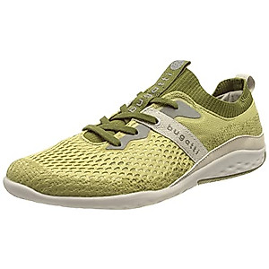 bugatti Men's Zander Sneaker, Green, 5.5 UK