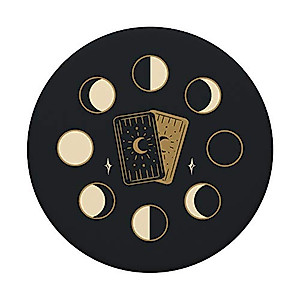 Moon Phases Witchy Cards Fortune Telling Tarot PopSockets Swappable PopGrip