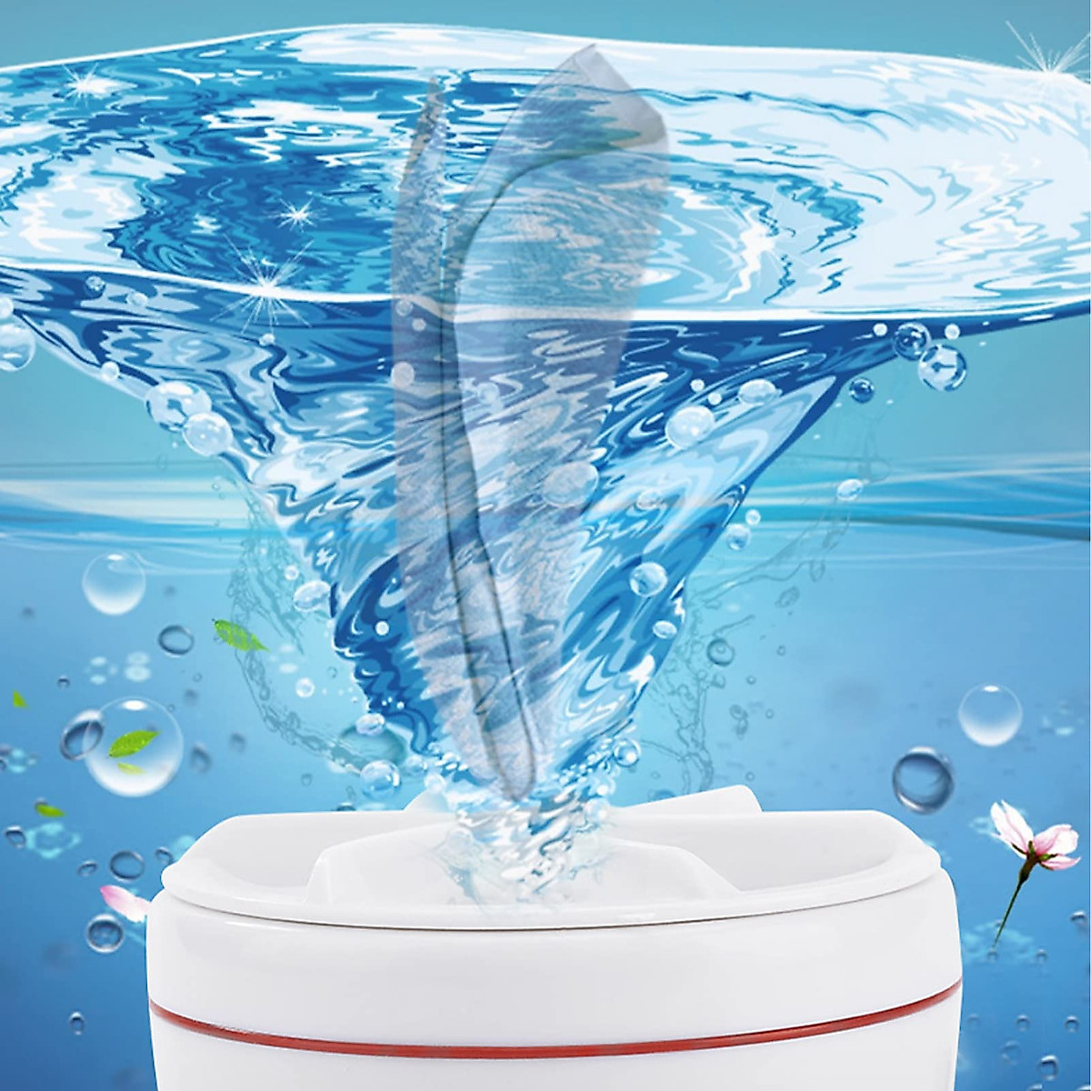 Hoghaki Portable Washing Machine, Washing, Dishwashers Ultrasonic Turbo with USB, Suitable for Home, Business, Travel, College Room, RV, Apartment