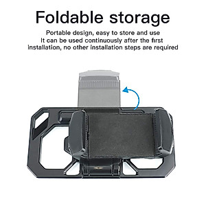 RCGEEK Tablet Stand Compatible with DJI Mavic Mini 4K / Air 3 / Mini 2 / Mini 2 SE/Mini 3 Pro/Air 2 / Mavic 3/ Air 2S Drone Remote Controller 4-11 inch Foldable Tablet Holder with Neck Lanyard