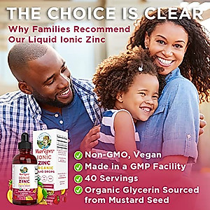 Ionic Zinc Supplement & Immunity 5-in-1 Gummies Sugar Free Bundle by MaryRuth for Immune Support | Skin Care Supplement | Powerful Blend of Zinc, Elderberry, Vitamin C, Vitamin D, & Echinacea.