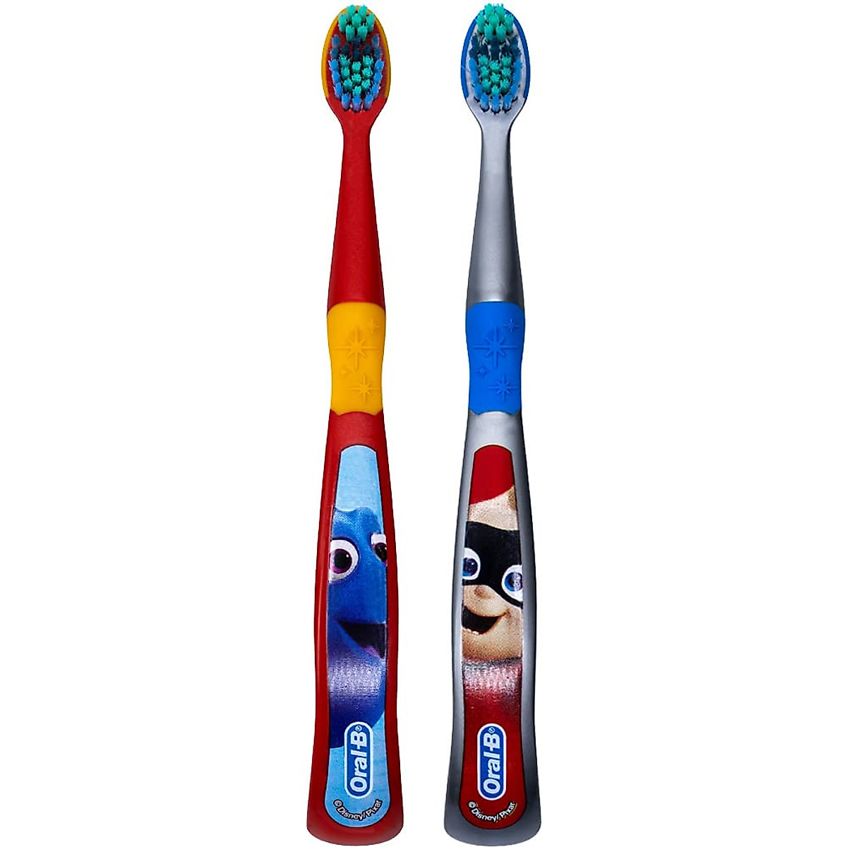 Oral-B Kids Pixar Toothbrush, Children 3+, Extra Soft (Characters Vary) - Pack of 2