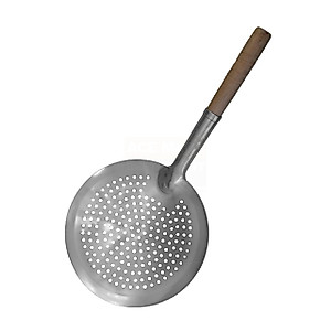 10" Stainless Strainer w/Removable Wood Handle, Each