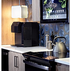 GE Profile Opal Ice Dispenser | Countertop Nugget Ice Maker with Ice Dispenser & 1-Gallon Side Tank | Ice Machine with WiFi Connectivity | Smart Home Kitchen Essentials | Satin Black